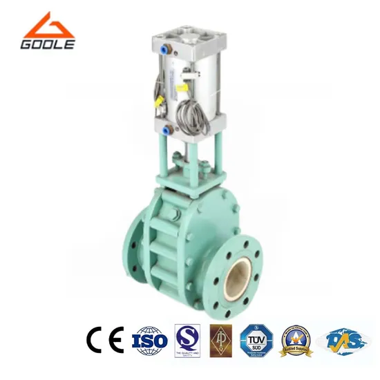 Pneumatic Parallel Sliding /Double Disc/ Ceramic Gate Valve (GAZ644TC ...